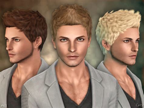 The Sims Resource 63 Male Hairstyle Sims 3