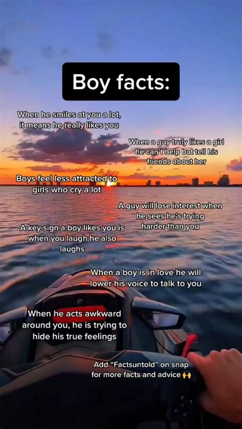Boy Facts Boy Facts Facts About Guys Guy Advice