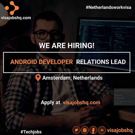 Android Developer Relations Lead In Amsterdam Relocate To