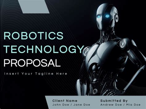 Robotics Technology Proposal PowerPoint And Google Slides Template PPT Slides