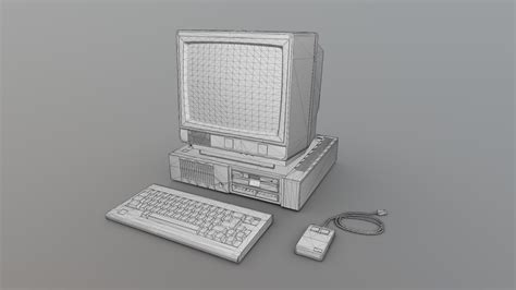 Ibm Pcjr 3d Model By Neguritab [8980459] Sketchfab