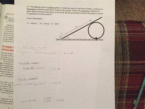 Equilibrium And Find Static Friction
