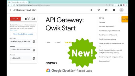 Api Gateway Qwik Start Qwiklabs Gsp872 With Explanation🗣️