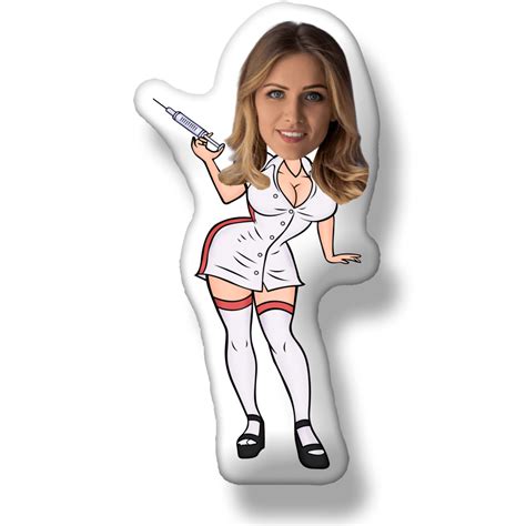 Cartoon Kussen Sexy Verpleegster Pillowbuddies