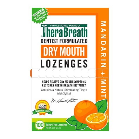 Therabreath Dry Mouth Lozenges 100ct