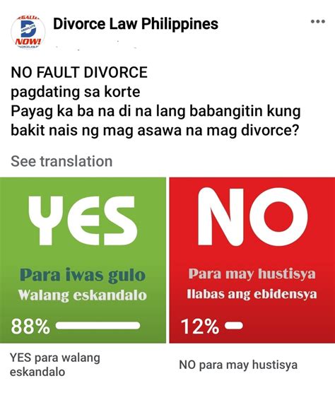 Survey Reveals Overwhelming Public Support For No Fault Divorce In The