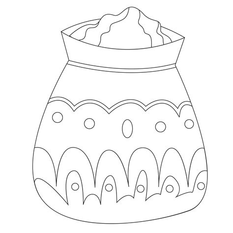 Soup Diwali Sticker Outline 2d Illustration 29327134 Png