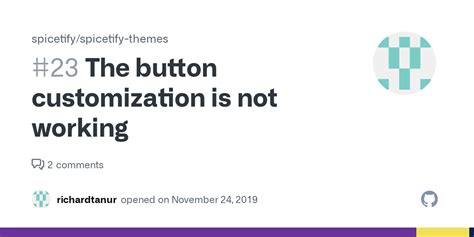 the button customization is not working · issue 23 · spicetify