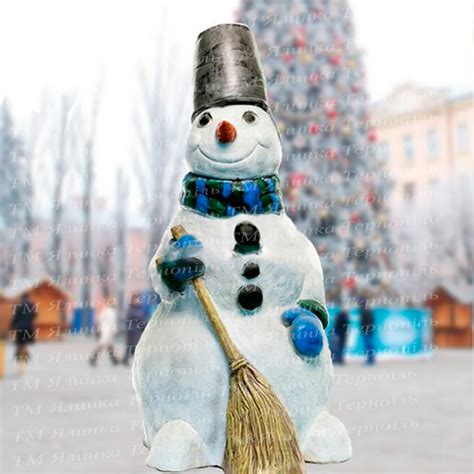 Фігури з акрилу дід мороз снігуронька новорічна фігура оленя