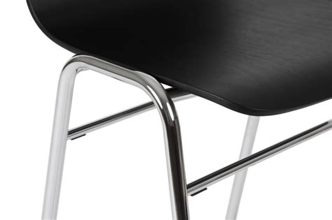 Touchwood Bar Chair Black Chrome — Hem