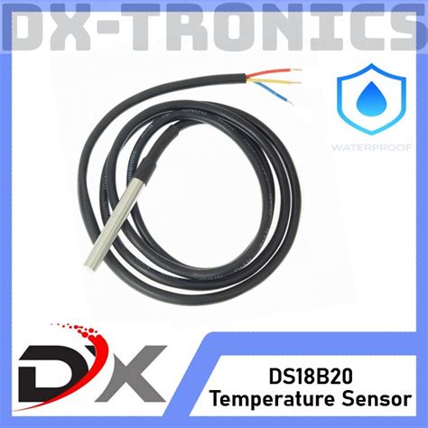 Jual Harga Satuan Ds18b20 Waterproof Temperature Probe Sensor Suhu