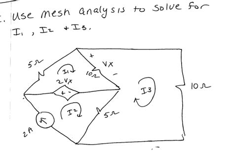 Solved Please Use Mesh Analysis