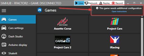 simhub basics games config and troubleshooting · shwotever simhub wiki · github