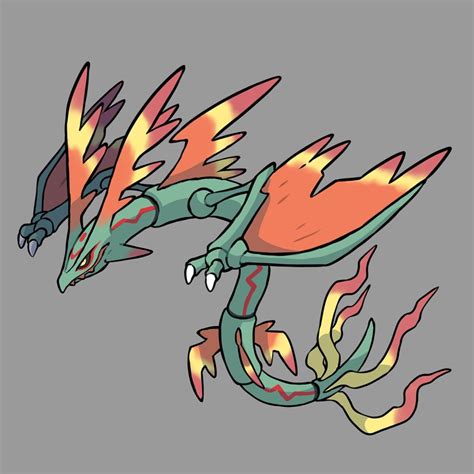 Rayquaza Original And 1 More Drawn By Rgreywind Danbooru