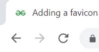 How To Add Favicon To A Static Page GeeksforGeeks