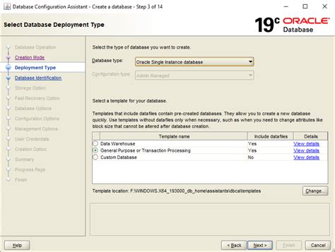 Create 19c Db On Windows Using Dbca Snowdba
