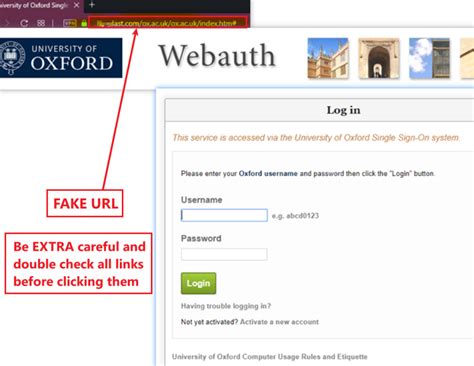 Fake Webauth Login Page It Office Blog