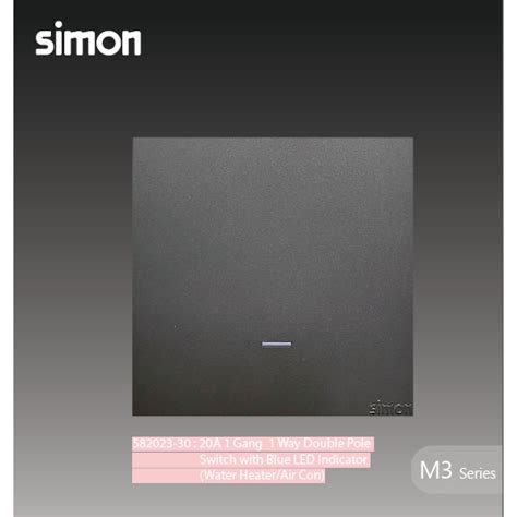 Simon[european Brand] M3 Series Black Switch Switches And Socket Outlet 1 Gang 2 Gang 3 Gang 4
