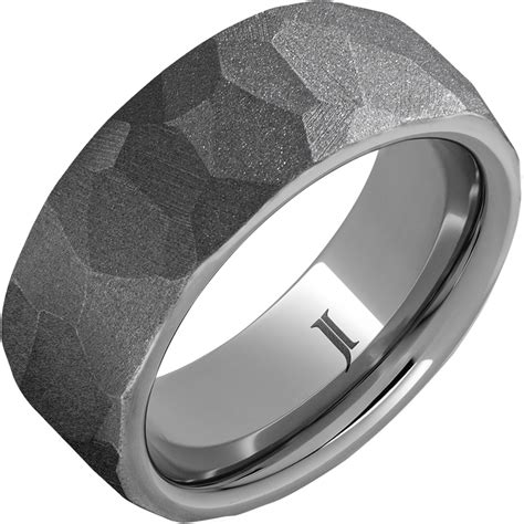 Rugged Tungsten™ Chisel Sandblast Ring • Jewelry Innovations
