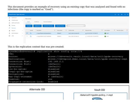 Environment Overview Dell Powerprotect Cyber Recovery Recovery From The Cyber Recovery Vault