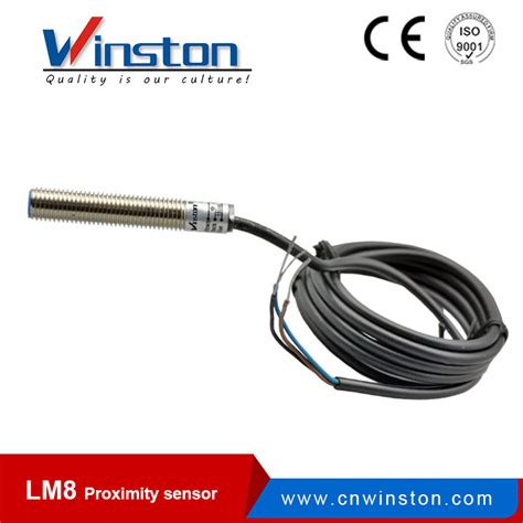 Lm Cylinder Type Flush Inductive Proximity Sensor Switch With Ce Sensor And Proximity Sensor