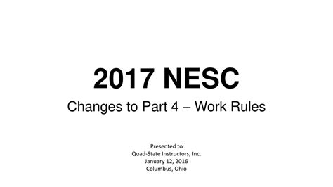 PPT Electrical Work Rules Recent Changes OSHA Impacts PowerPoint