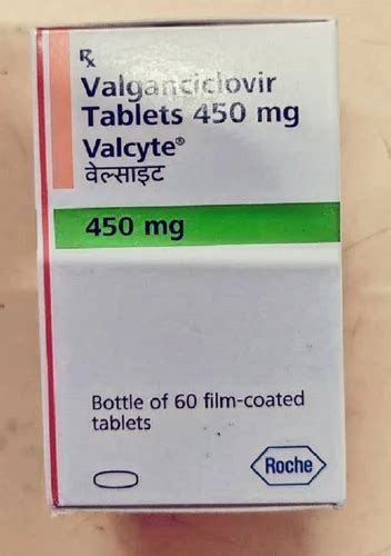 Valcyte Valganciclovir 450mg Tablet At ₹ 25000box Valgan Tablet In