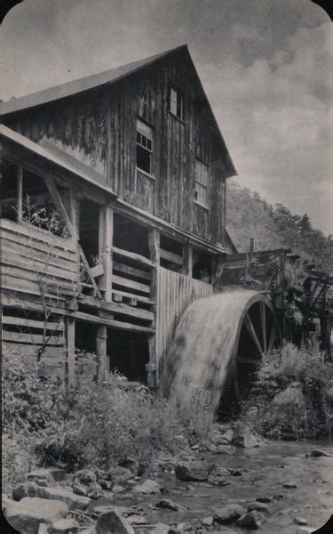 Water Driven Saw Mill Petersburg Wv Postcard