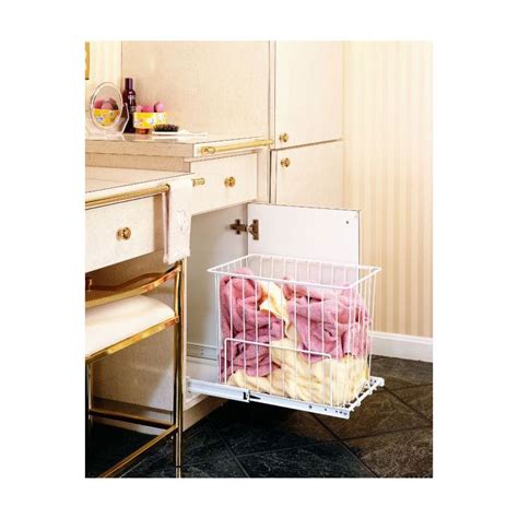 11 7 8 W X 14 3 4 H Pull Out Wire Hamper HRV 1215 S Rev A Shelf