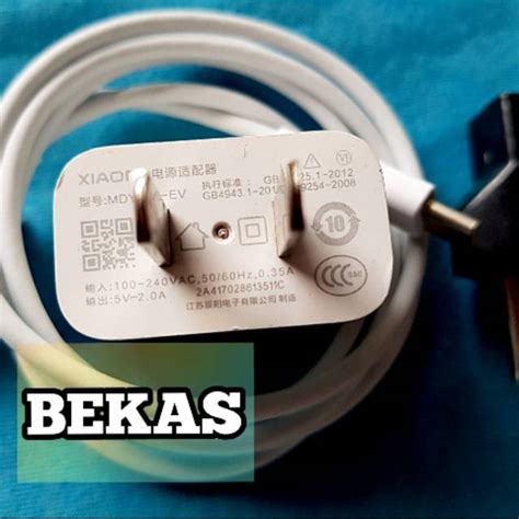 Jual Charger Xiaomi A Usb C Redmi Mi A A Note Note Mi Lite Copotan Original Bawaan Hp