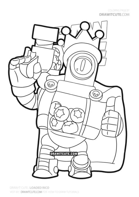 Dibujos De Brawl Stars Para Colorear Rico