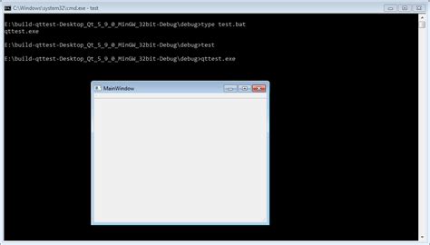 Cmd Qt Application Doesnt Block When Run From Command Line Stack