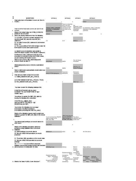 how to control how many cursors are open in an session q ue st io n pdf pl sql database