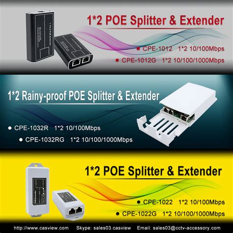 Cpe 1012 10100mbps Poe Splitter