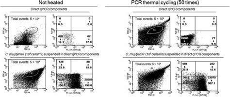Fcm Assay With Syto9 For C Muytjensii In The Direct Qpcr Components