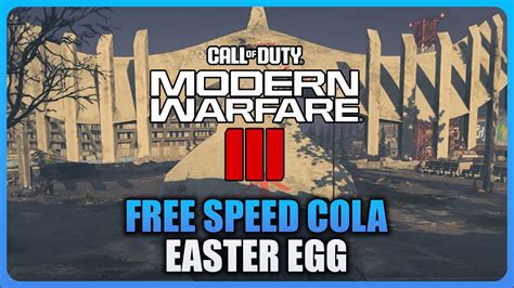 Mw3 Zombies Free Speed Cola Easter Egg Free Secret Perk Youtube