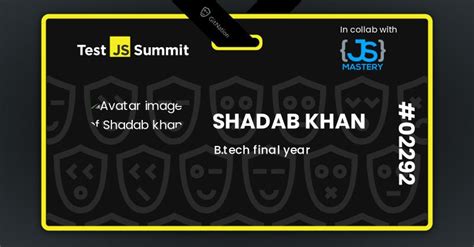 Shadab Khan On Linkedin Check Out My Badge And Claim Your Free Testjs