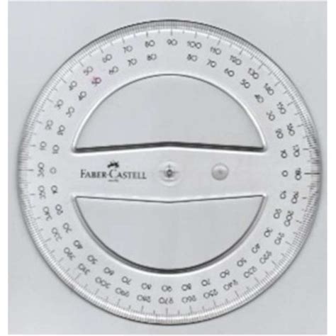 Protractor 360 Degree 12 5 Cm Scola Tek