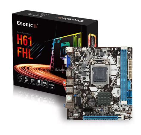 Esonic H61 Motherboard With M 2 Nvme Ssd Slot Intel I3 I5 I7 2nd 3rd Generation Np