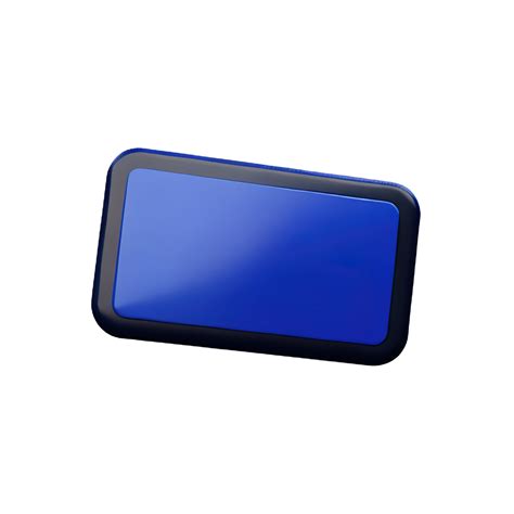 Rectangle Button D Element PNG