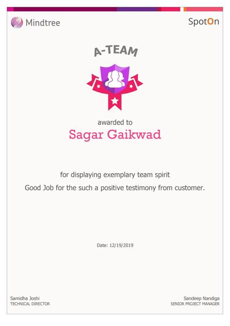 Sagar Gaikwad On Linkedin Awards2019 Mindtree 12 Comments