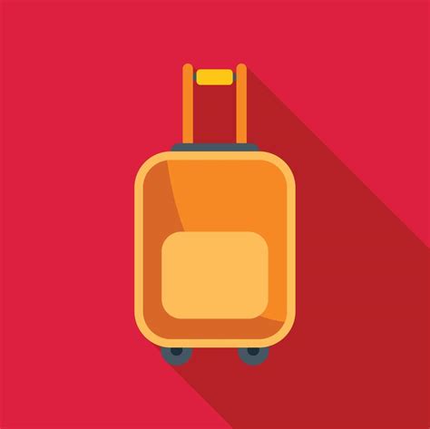 Naranja Laminación Maleta En Rojo Antecedentes Simbolizando Viaje Y