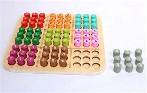 smartcraft colored sudoku wooden sudoku board game set coding puzzle logic game full sudoku