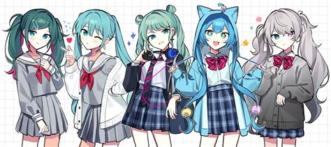 Hatsune Miku 25 Ji Miku Wonderlands X Showtime Miku Vivid Bad Squad Miku Leoneed Miku And