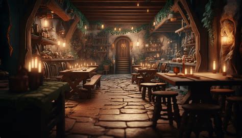 Fantasy Art Tavern Dnd Tavern Tzxptr