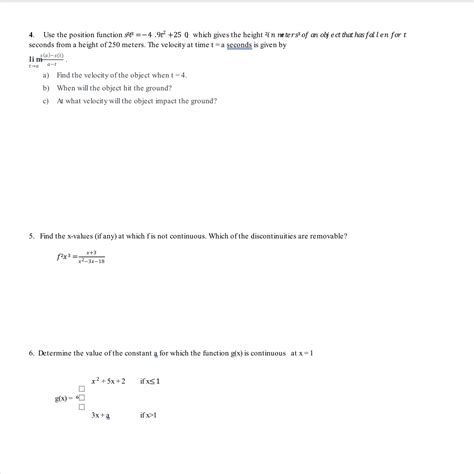 solved 1 use the graph to find the limits a limt→0f t b