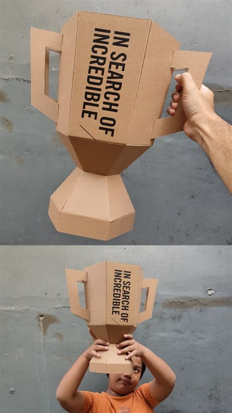 Big Cardboard Trophy Cup Templates