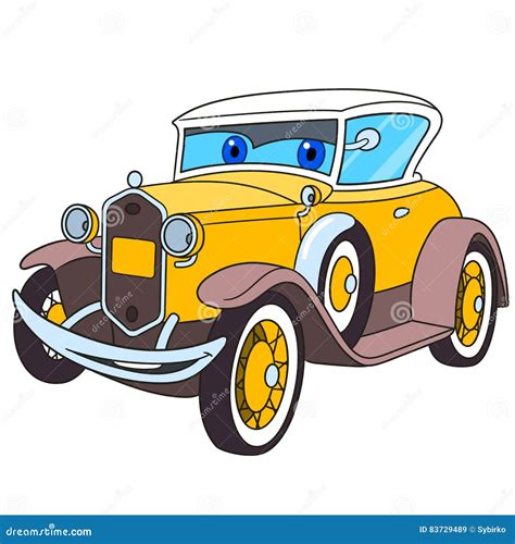 Car Cartoon Retro At Michael Thornton Blog