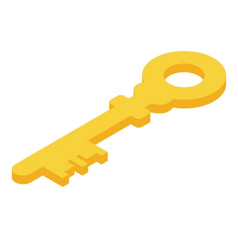 Key Password Icon Isometric Style 15649497 Vector Art At Vecteezy