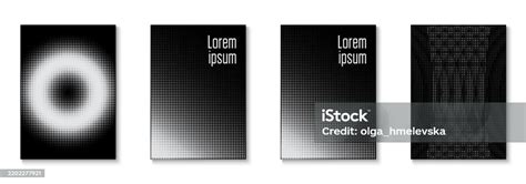 음악 포스터 세트입니다 미니멀 레이아웃의 멋진 원 기하학적 프레임이 있는 플랫 초대장 점 템플릿 브랜드 검정과 흰색 전단지 화이트 1980 패턴 흑인 음악 포스터 디자인에